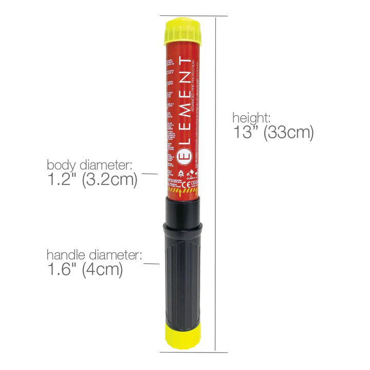 Element E100 Compact Fire Extinguisher | Quadratec